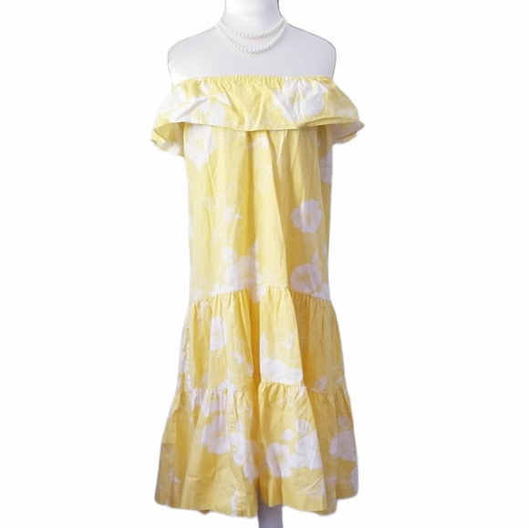 Nani Honolulu | Dresses | Hawaiian Dress Nani Honolulu Yellow White ...